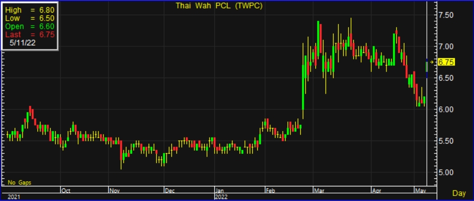 TWPC วิ่ง 9% รับกำไร Q1 พุ่ง 30% รับยอดขายโตทุกผลิตภัณฑ์