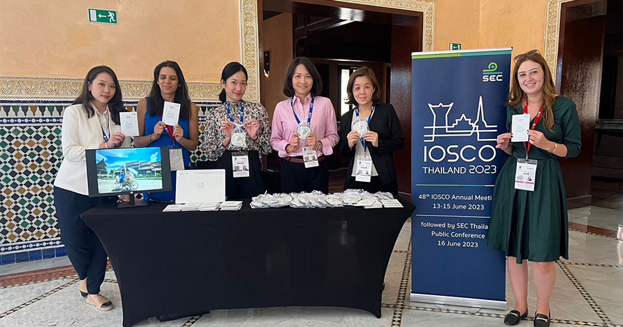 ก.ล.ต. เปิดบูธประชาสัมพันธ์ งานประชุมนานาชาติ "IOSCO Annual Meeting"