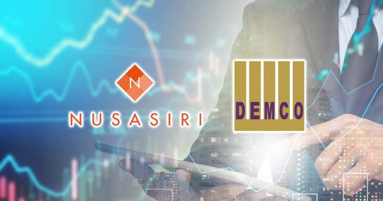 ชัด! NUSA บิ๊กล็อต DEMCO ผ่าน "ธนาพาวเวอร์-กลุ่มกิตติอิสรานนท์" 23.27% ขึ้นแท่นเบอร์ 1