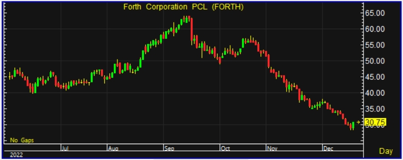 FORTH เด้งแรง 6% จับตา Q4 เด่น! รายได้ตู้เต่าบิน-อีเอ็มเอส พ่วงสมาร์ทเซอร์วิสหนุน