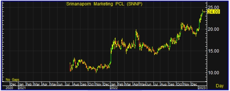 SNNP บวกต่อ 3% “ออลไทม์ไฮ” โบรกแนะซื้อเป้า 30 บ. จับตากำไรปี 65 โตเด่น 71%