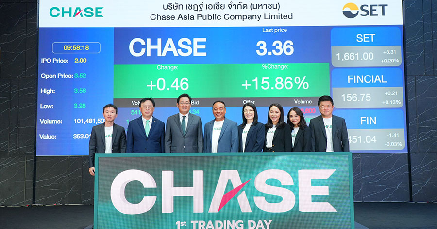 CHASE ตั้งเป้าซื้อหนี้พันล้าน ดันกำไรปี 66 โต 30%