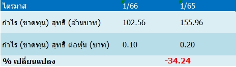 TEGH รายได้ขาย “น้ำมันปาล์ม-พลังงานทดแทน” ลด ฉุดกำไรหด 34% เหลือ 103 ล้าน