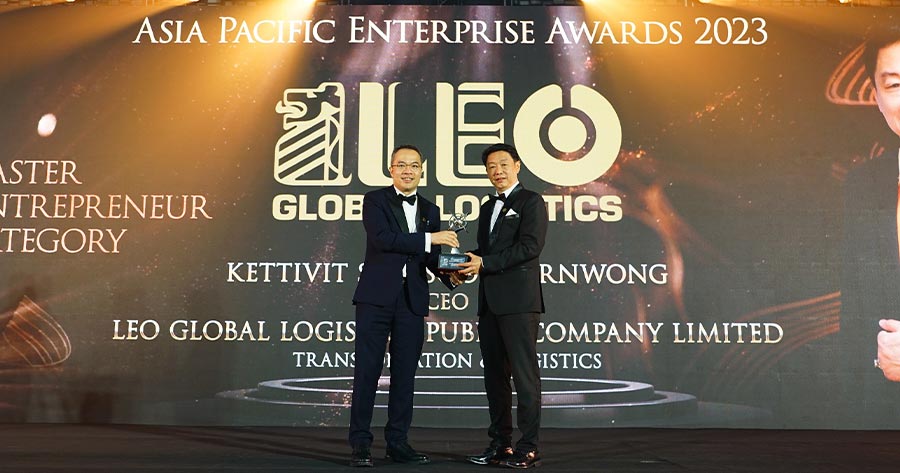 LEO คว้า 2 รางวัล “Asia Pacific Enterprise Awards 2023”