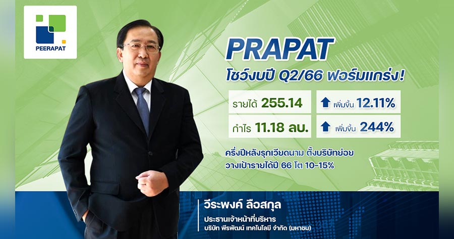 PRAPAT รุกตลาดเวียดนาม-ปั้น New S-Curve ดันรายได้ปีนี้โต 15%