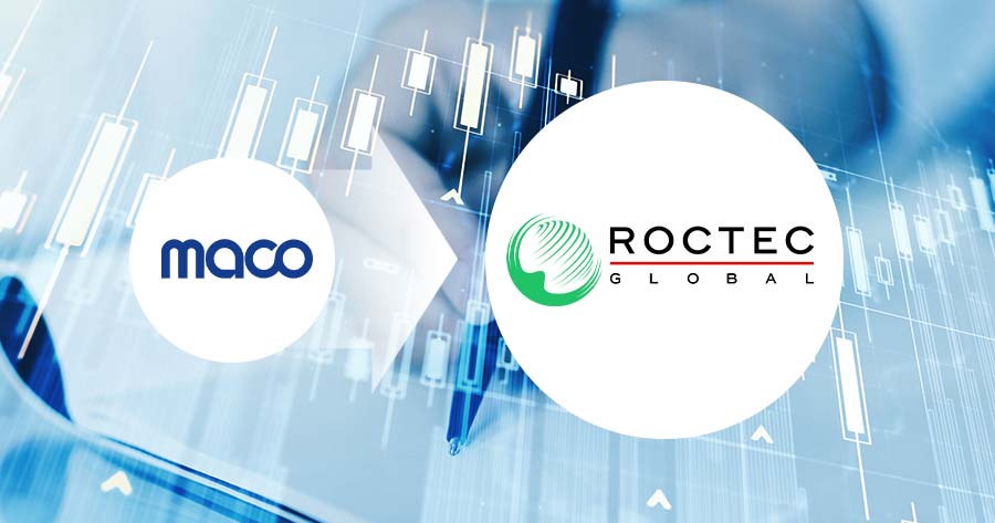 MACO เปลี่ยนชื่อใหม่ “ร็อคเทค โกลบอล” ใช้ตัวย่อ ROCTEC มีผลทันที