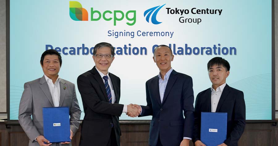 BCPG ลงนามความร่วมมือ “TCCS” โครงการรถเช่าพร้อมรับคาร์บอนเครดิต