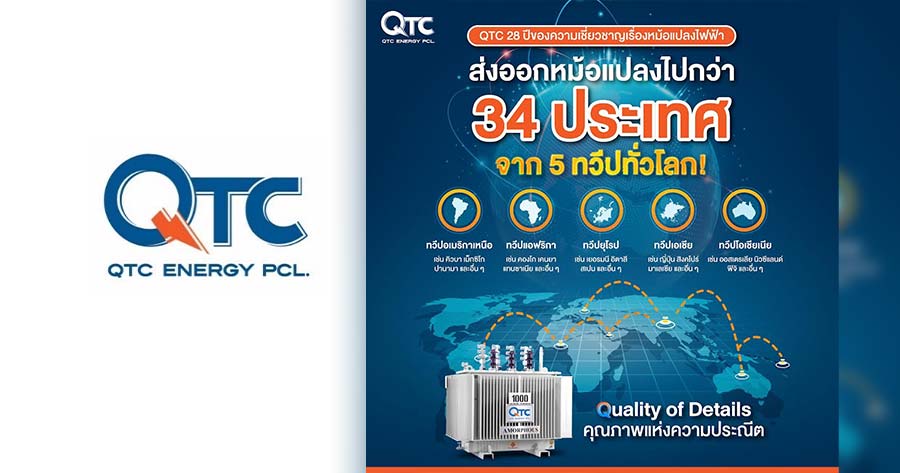 QTC กวาดรายได้ 6 เดือนแรกโต 17% แตะ 554 ล้าน มั่นใจปีนี้เข้าเป้า 1.5 พันล้าน