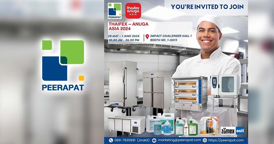 PRAPAT ขนทัพสินค้าร่วมงาน “THAIFEX-Anuga Asia 2024”