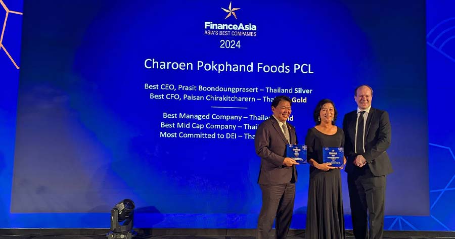 CPF คว้า 5 รางวัลเวที “Asia’s Best Companies 2024”