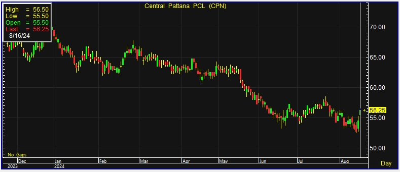 CPN บวก 3% ตอบรับกำไร Q2 โต 24% ทะลุ 4.5 พันลบ. โบรกแนะ “ซื้อ” เป้า 89 บาท